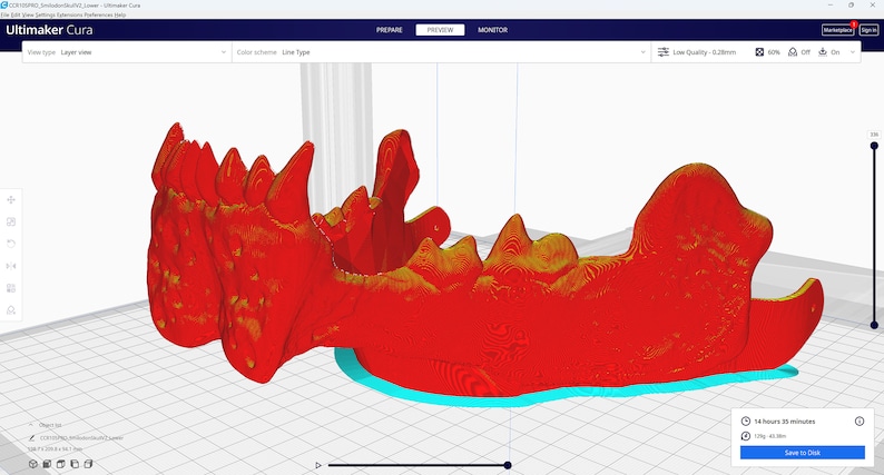 Smilodon Skull V2 Mask .stl Files for 3D Printing - Etsy Canada