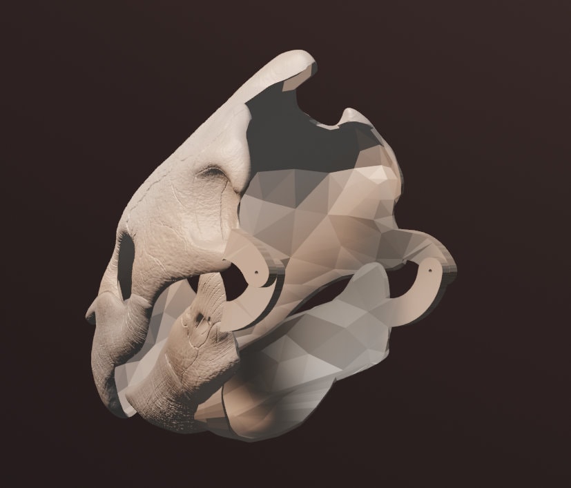 Alligator Snapping Turtle Skull Mask .STL Files for 3D Printing - Etsy