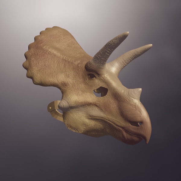 Triceratops Mask - Etsy
