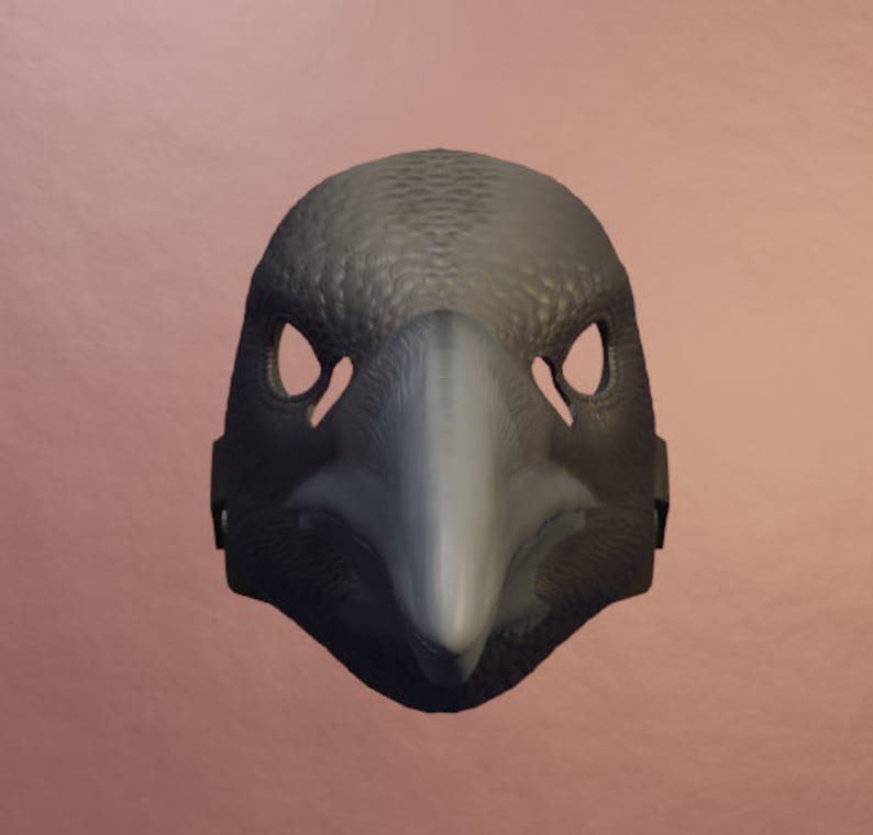 Raven Mask V2 .STL Files - Etsy