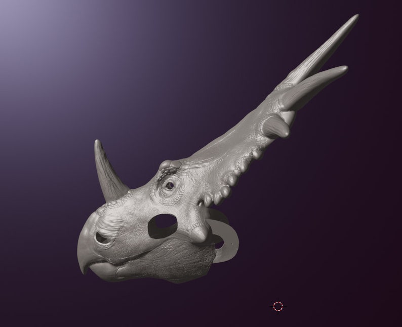 Styracosaurus Mask .stl Files for 3D Printing - Etsy