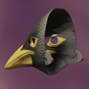 Myna Mask .STL Files for 3D Printing - Etsy