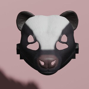 Skunk Mask .STL Files for 3D Printing - Etsy