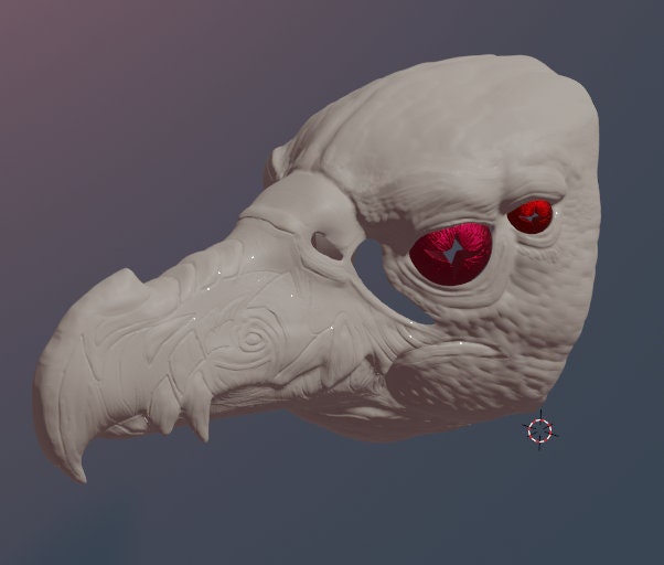 Fantasy Bird Mask .STL Files for 3D Printing. - Etsy
