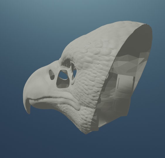 Bald Eagle Mask .STL Files for 3D Printing - Etsy