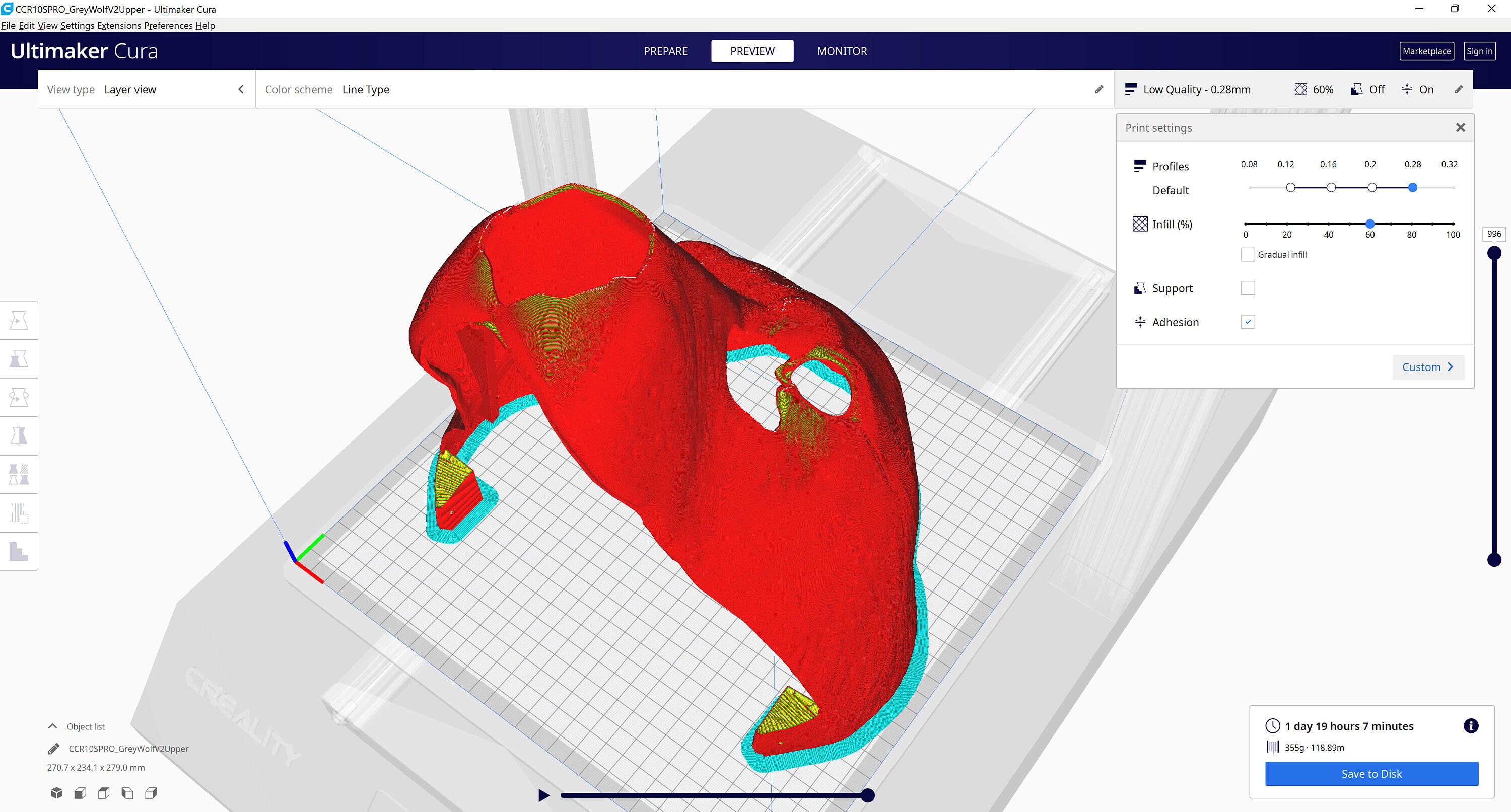 Grey Wolf Mask V2 .STL Files for 3D Printing - Etsy