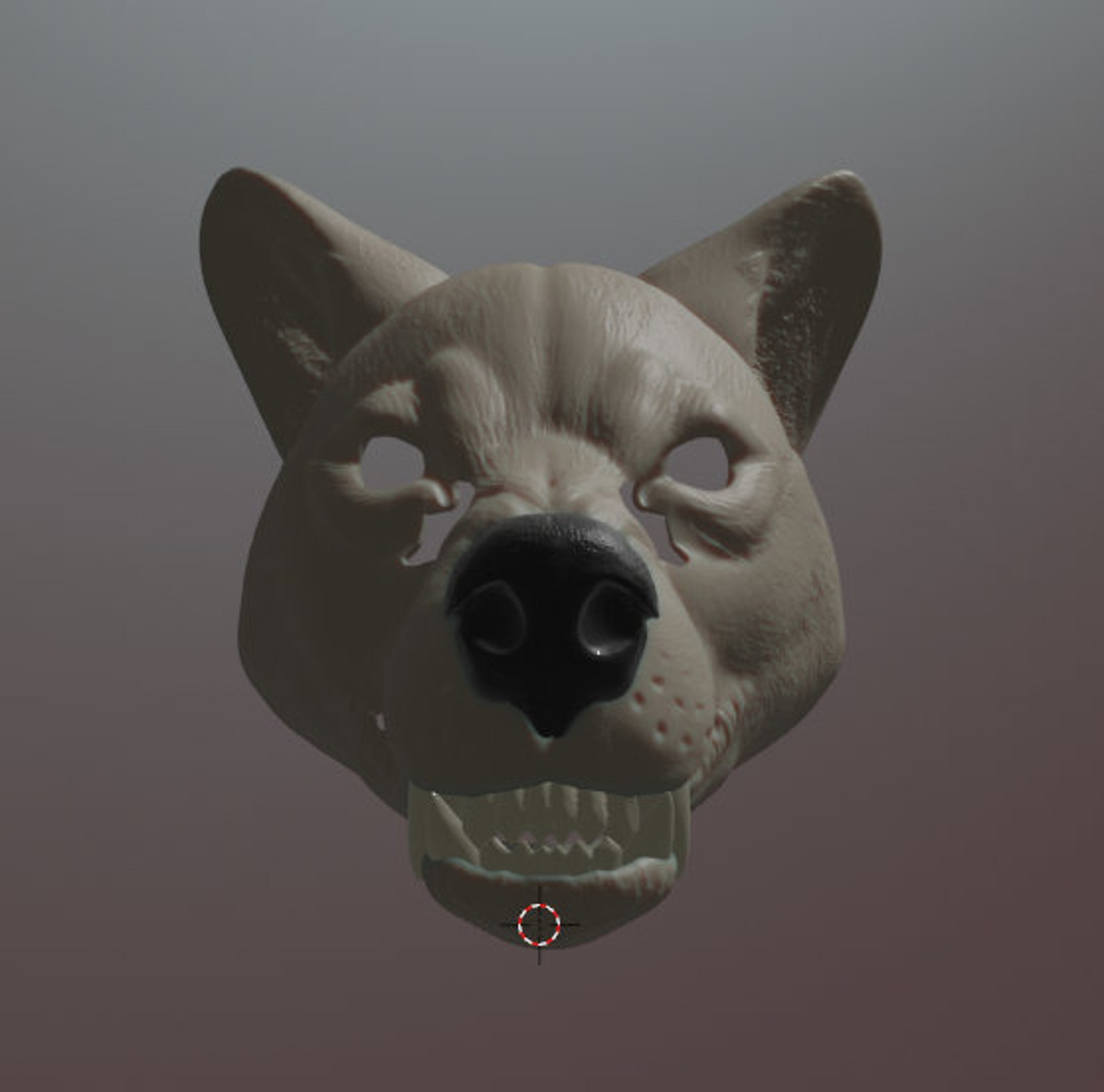 Snarling Grey Wolf Mask STL Files for 3D Printing - Etsy