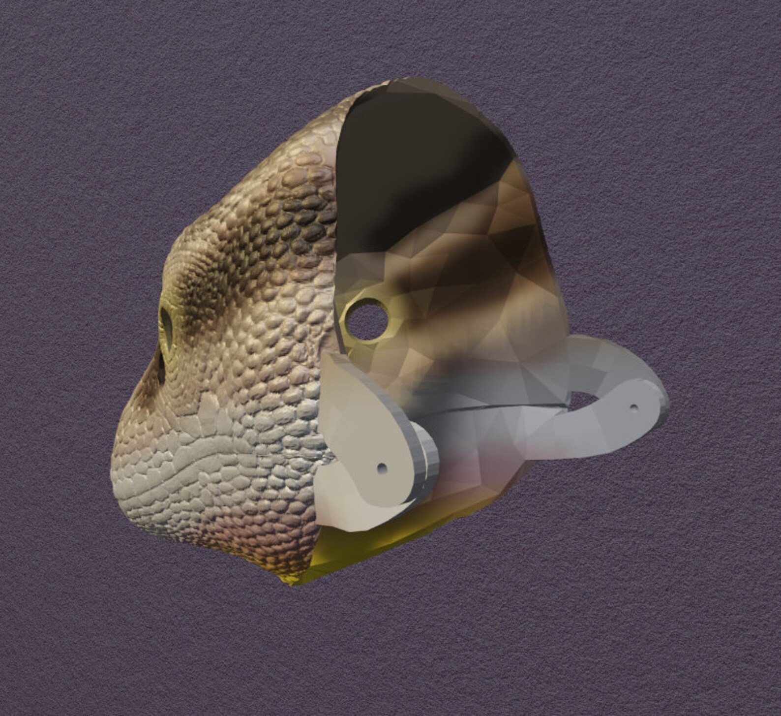 Anole Mask .STL Files for 3D Printing - Etsy