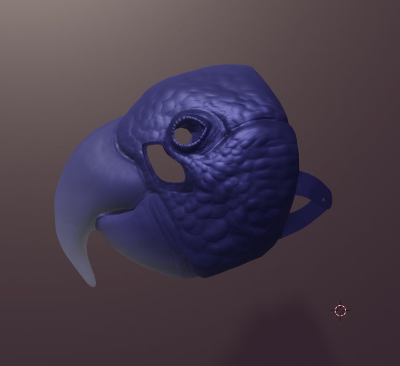 Hyacinth Macaw Mask V2 .STL Files for 3D Printing - Etsy