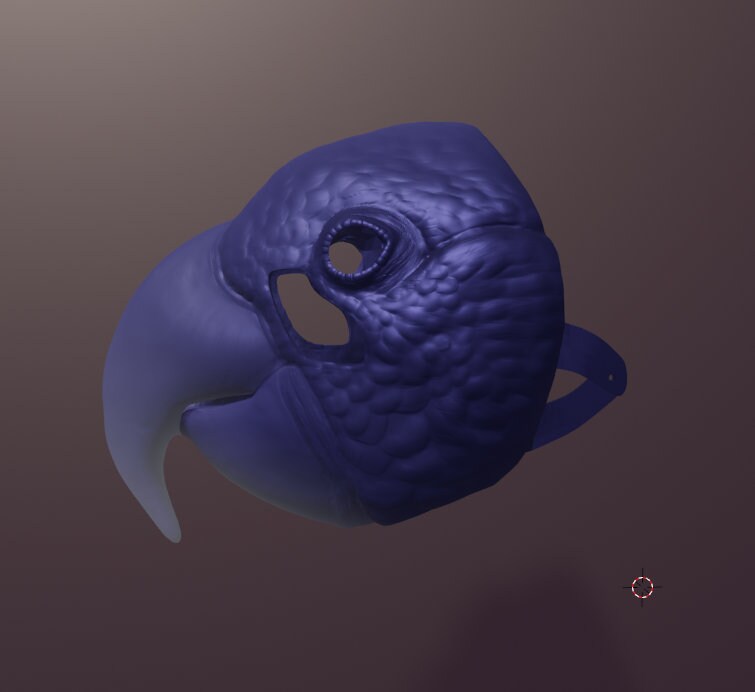 Hyacinth Macaw Mask V2 .STL Files for 3D Printing - Etsy
