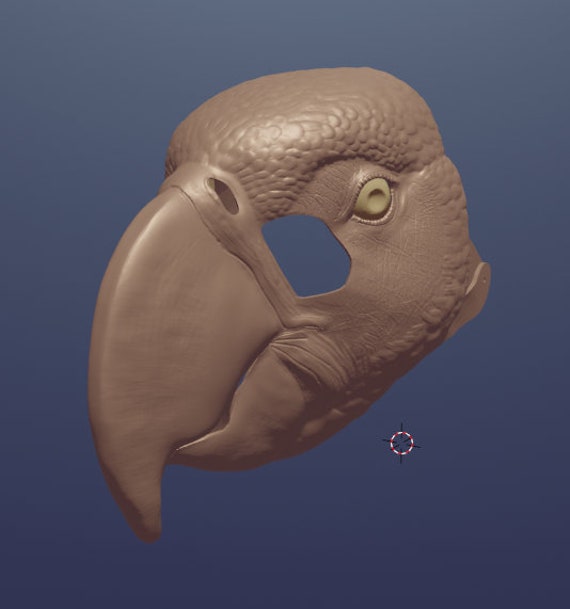 Macaw Mask V2 .STL Files for 3D Printing | Etsy