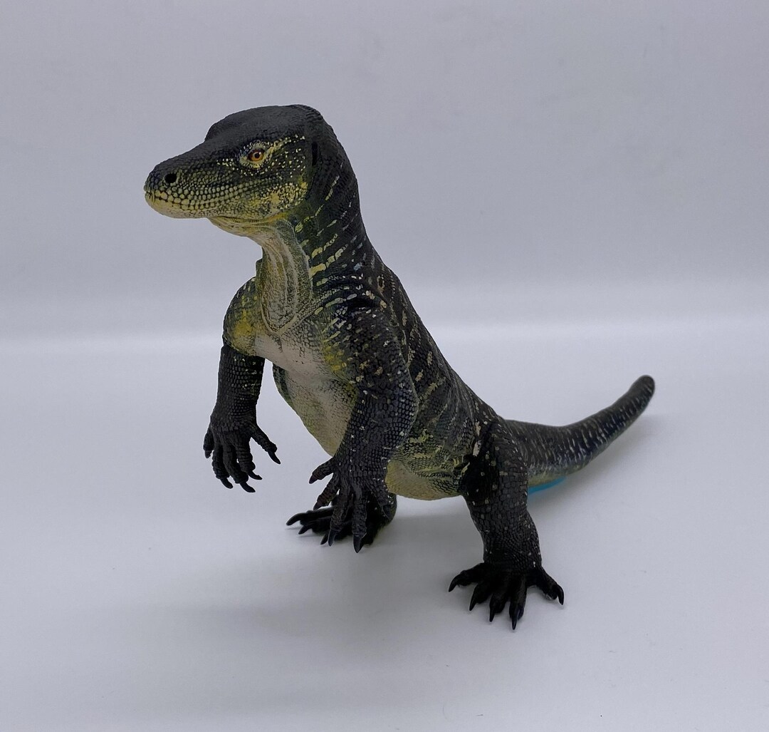 Physical 3D Printed Standing Megalania Figurine - Etsy