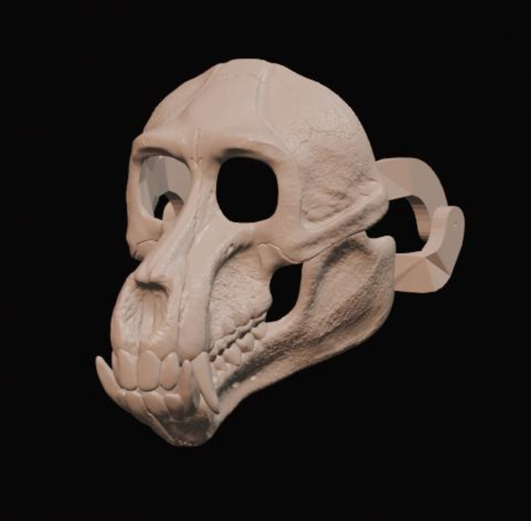 Baboon Skull Mask .STL Files for 3D Printing - Etsy