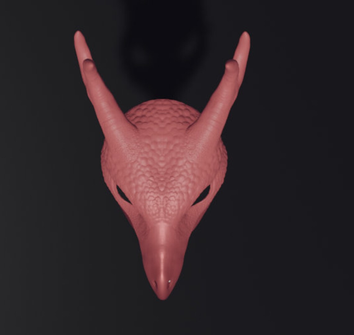 Antler Bird Mask .STL Files for 3D Printing - Etsy