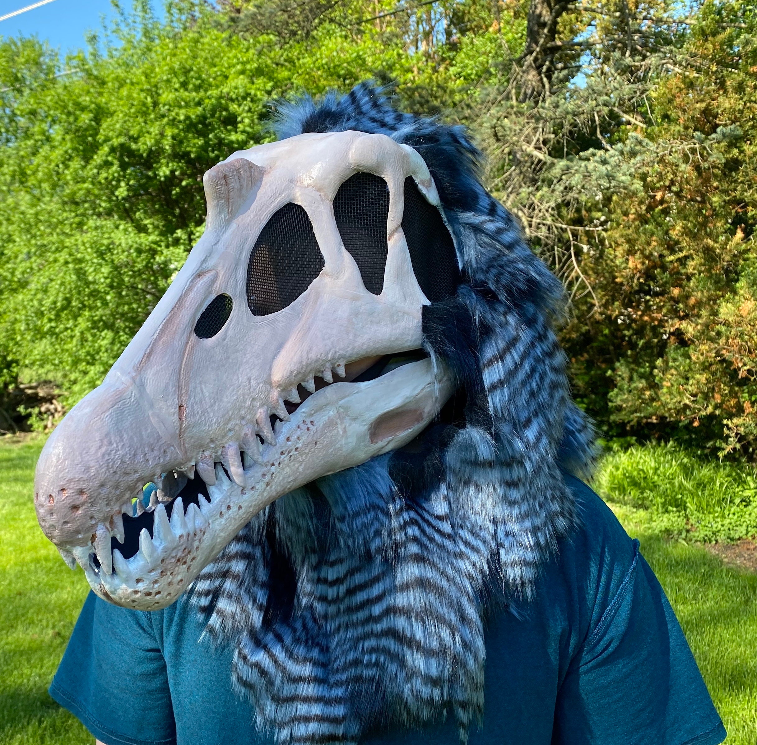 Spinosaurus Skull Mask Fursuit Head - Etsy Canada