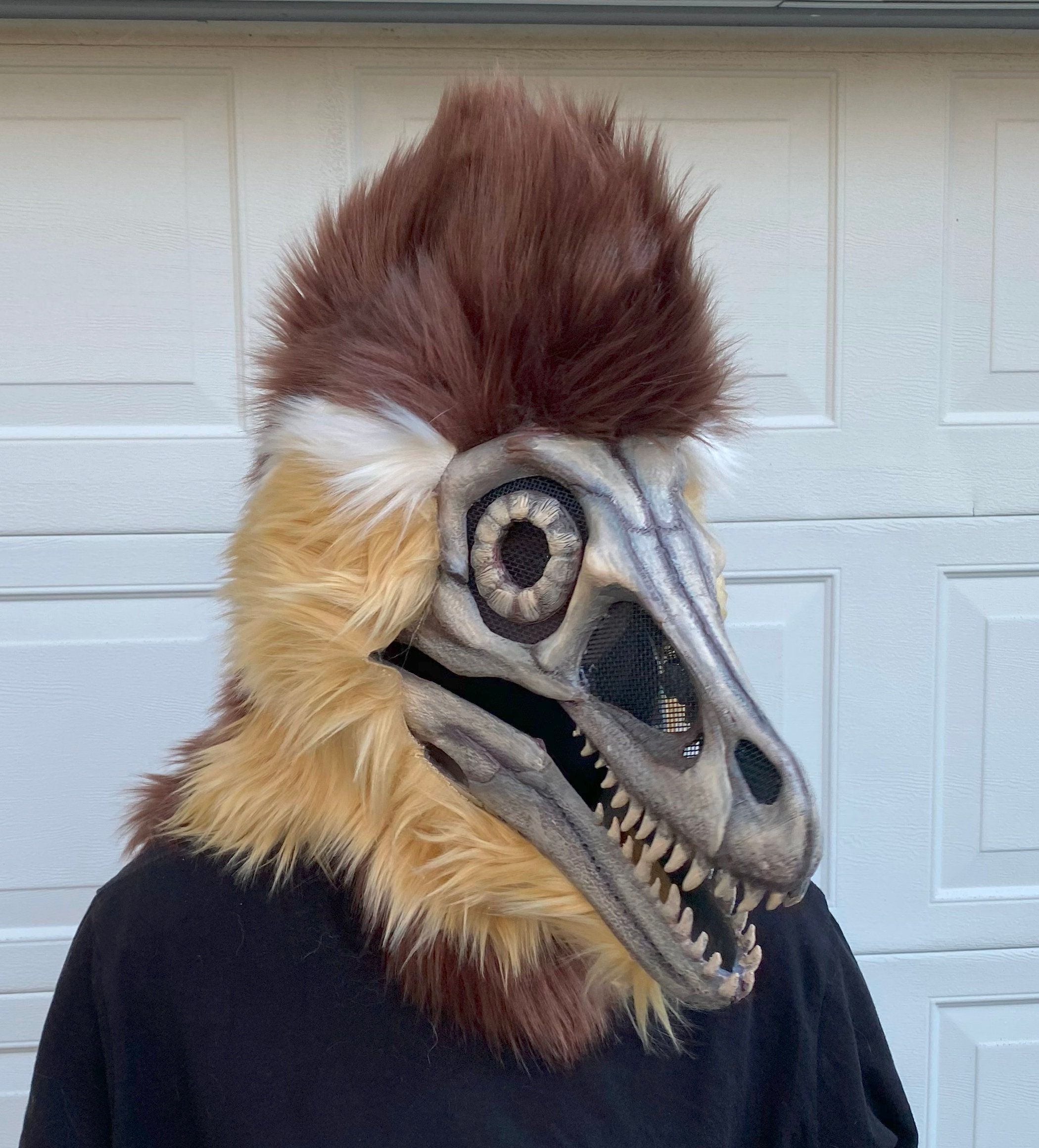 Velociraptor Skull Mask Fursuit Head - Etsy