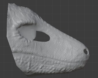 Ball Python Mask 3d Model Files | Etsy