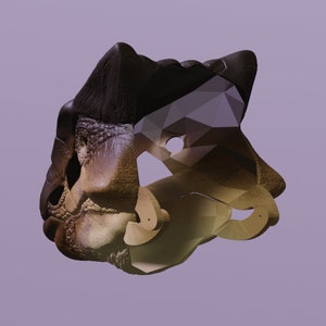 Ankylosaurus Mask V2 .STL Files for 3D Printing - Etsy
