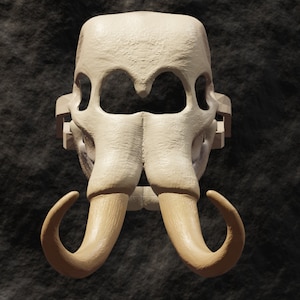Mammoth Skull Mask .STL Files for 3D Printing - Etsy