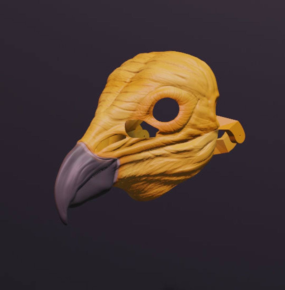 Egyptian Vulture Mask .STL Files for 3D Printing - Etsy