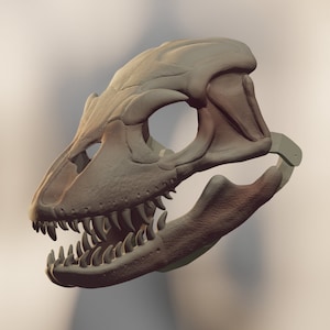 Komodo Dragon Skull Mask .STL Files for 3D Printing - Etsy