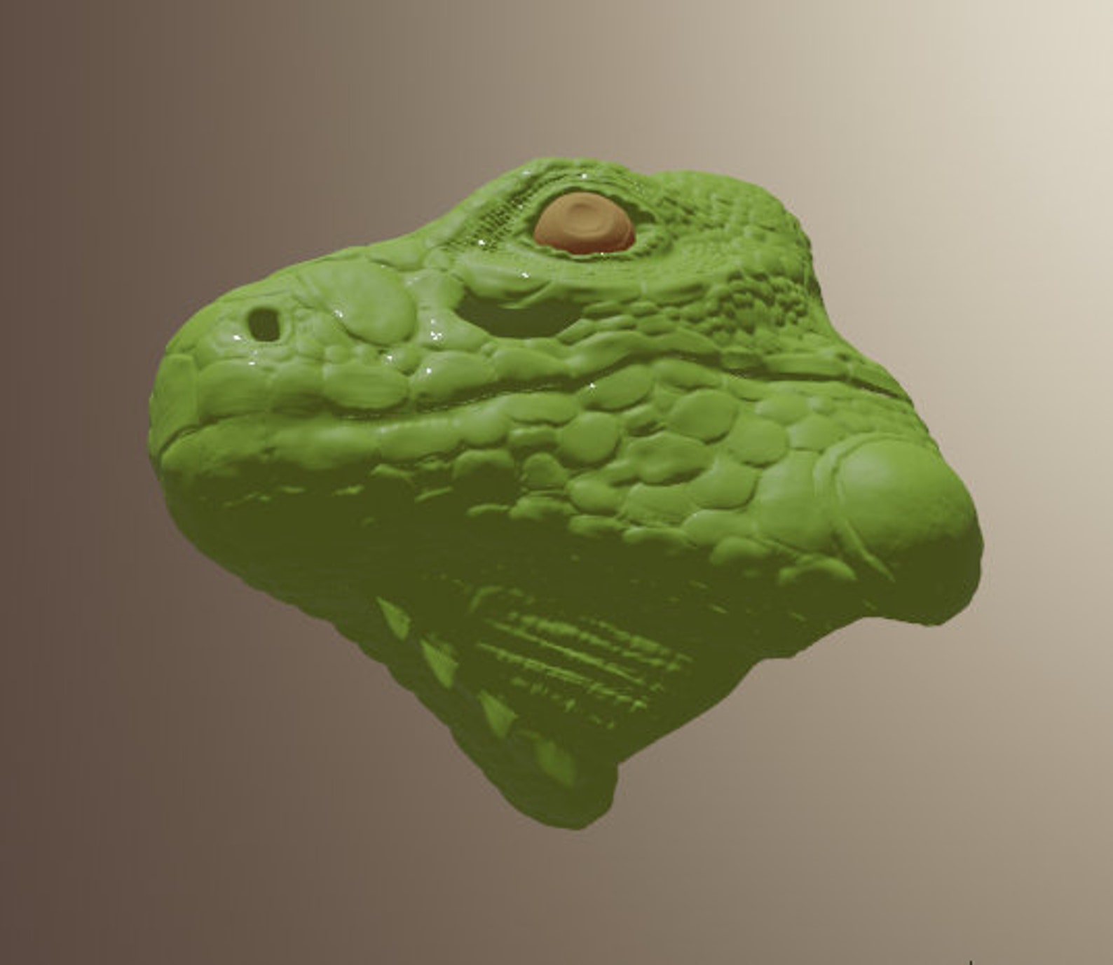 Iguana Mask .stl Files for 3D Printing - Etsy