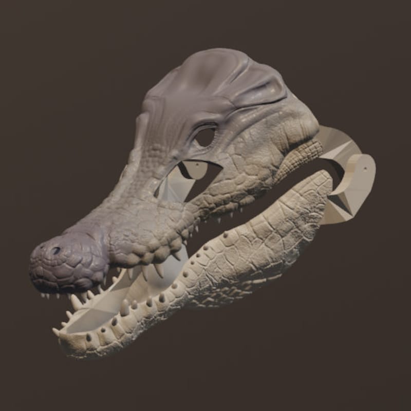 Crocodile Mask - Etsy