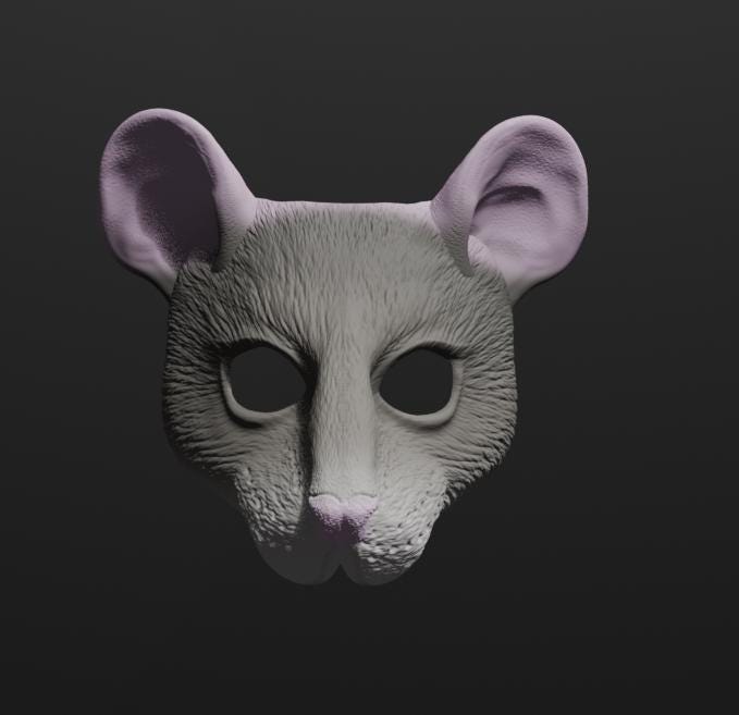 Rat Larp Mask .STL Files for 3D Printing - Etsy