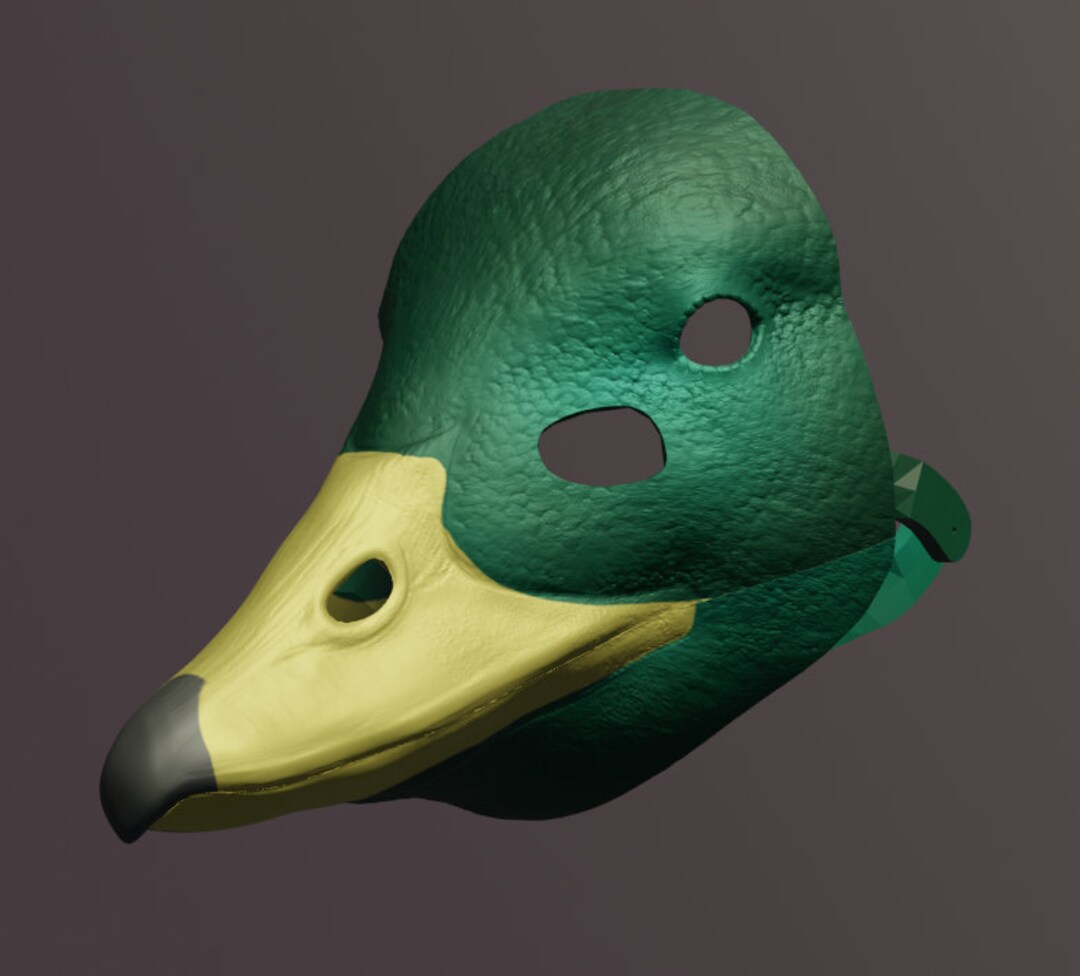 Duck Mask .STL Files for 3D Printing - Etsy