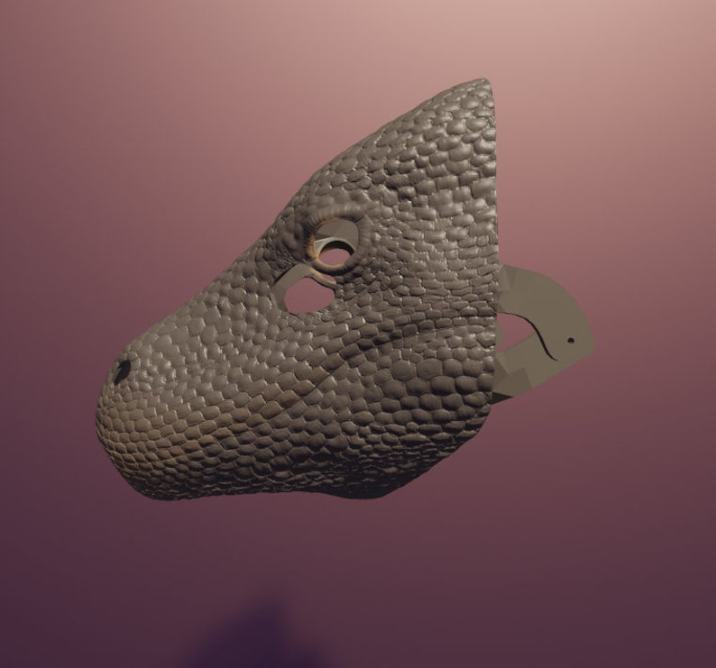 Komodo Dragon Mask .STL Files for 3D Printing - Etsy