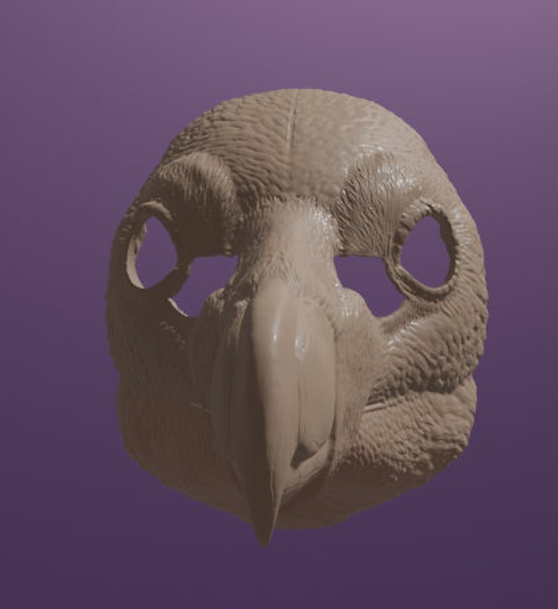 Bearded Vulture Mask .STL Files for 3D Printing - Etsy