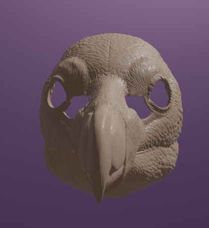Bearded Vulture Mask .STL Files for 3D Printing - Etsy