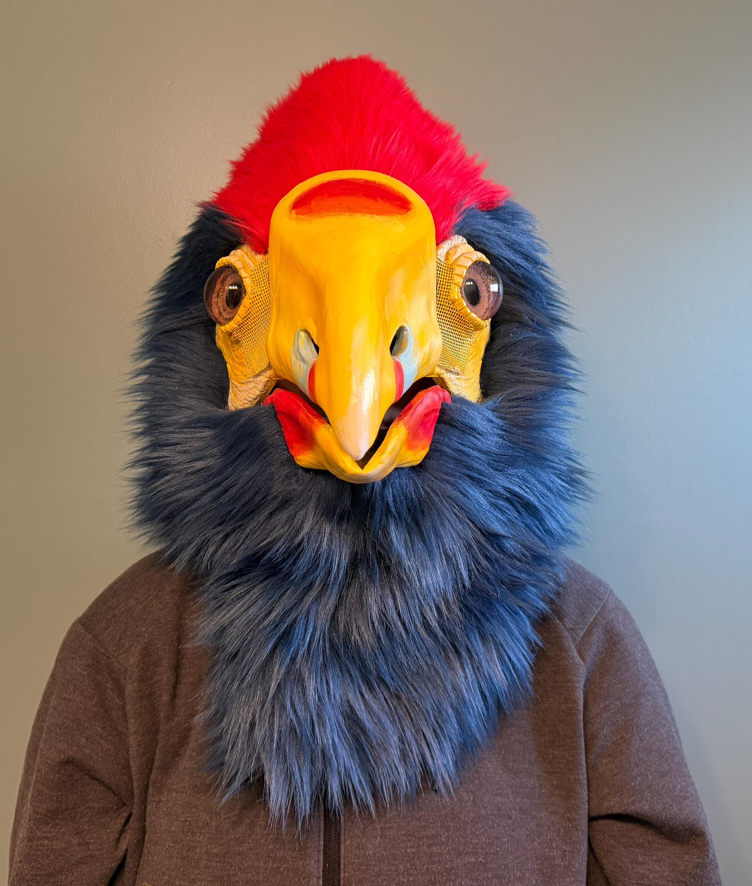 Realistic Ross Turaco Fursuit Head - Etsy