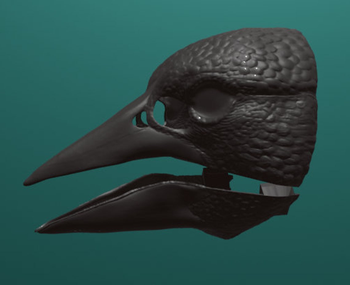 Blackbird Mask .STL files for 3D printing | Etsy
