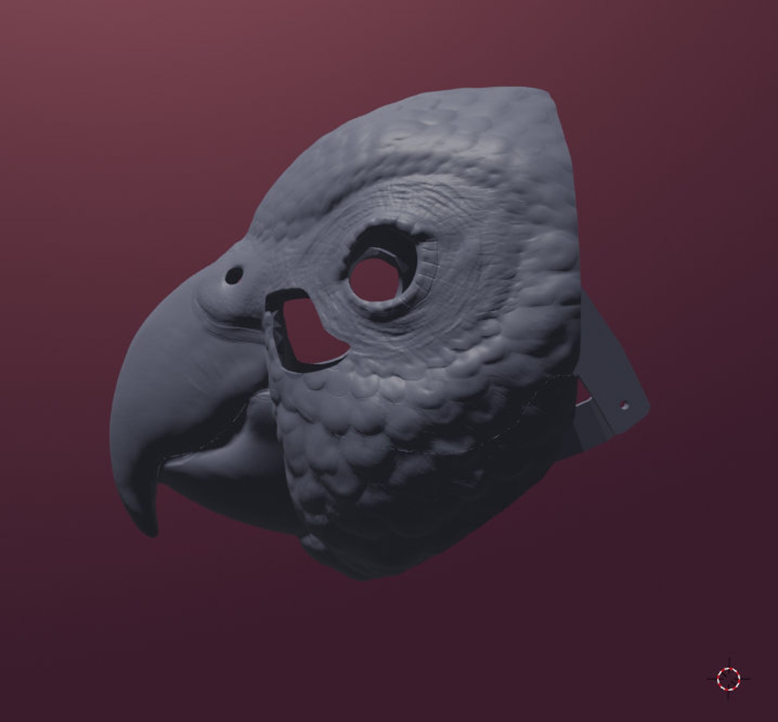 African Grey Mask .STL Files for 3D Printing - Etsy