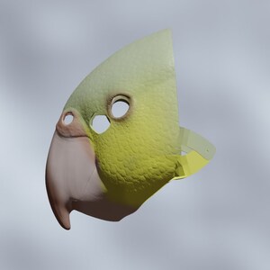 Parakeet Mask .STL Files for 3D Printing - Etsy