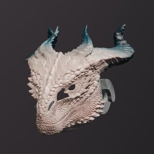 Spikey Dragonborn Mask .STL Files for 3D Printing - Etsy
