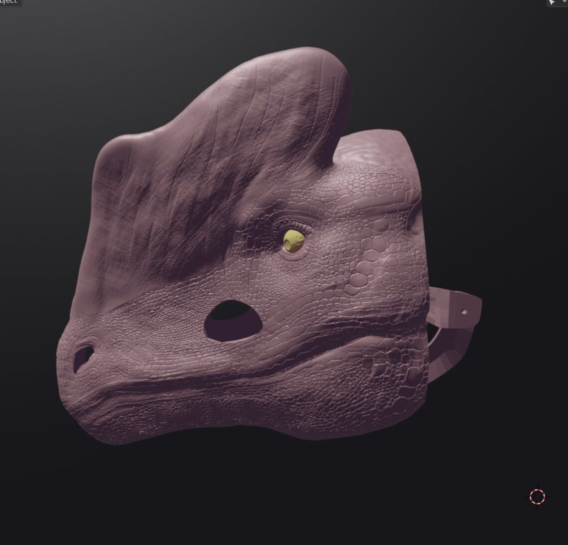 Dilophosaurus Mask V2 .stl Files for 3D Printing - Etsy