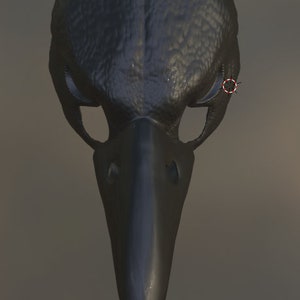 Raven Mask .STL Files for 3D Printing - Etsy