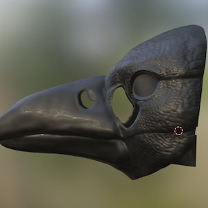 Raven Mask .STL Files for 3D Printing - Etsy