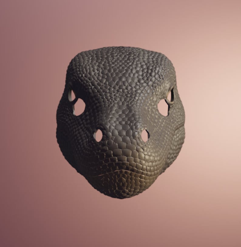 Komodo Dragon Mask .STL Files for 3D Printing - Etsy