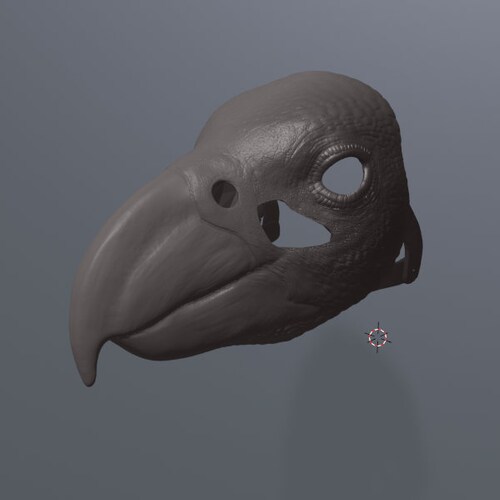 Crow Mask V2 .STL Files for 3D Printing - Etsy Canada