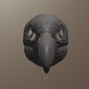 Black Vulture Mask .stl Files for 3D Printing - Etsy