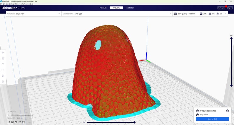 Komodo Dragon Mask .STL Files for 3D Printing - Etsy