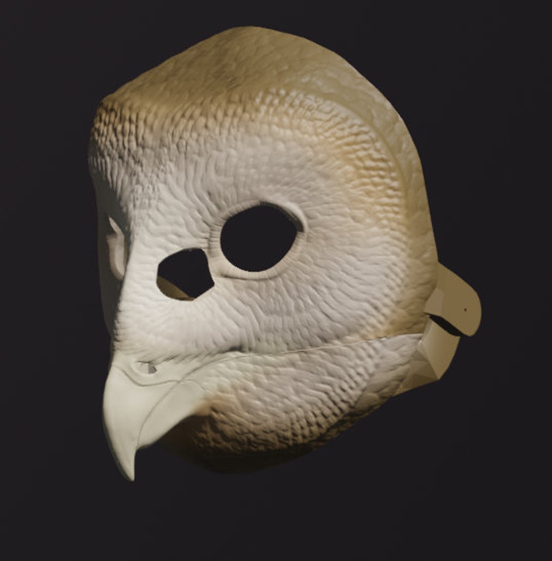 Barred Owl Mask .STL Files for 3D Printing - Etsy