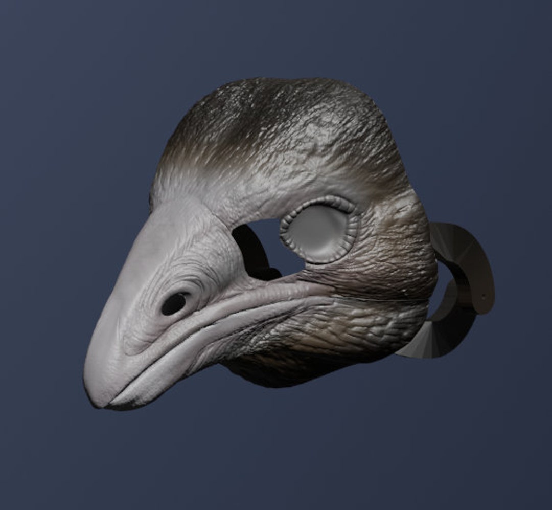 Moa Bird Mask .STL Files for 3D Printing - Etsy