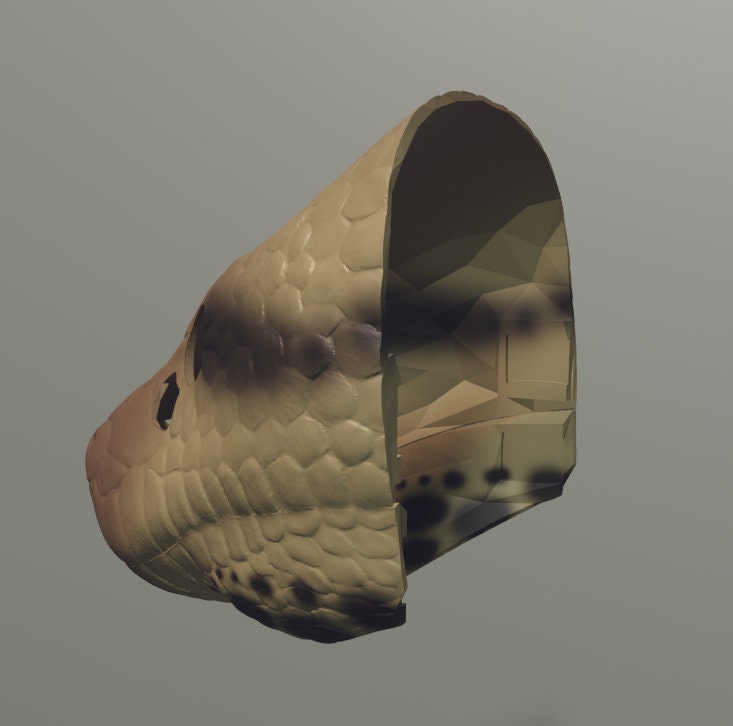 Anaconda Mask .STL Files for 3D Printing - Etsy