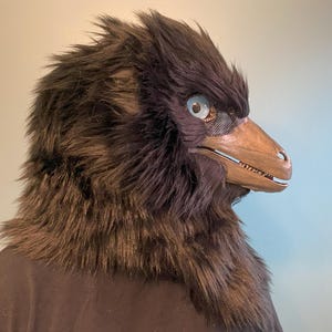 Realistic Microraptor Fursuit Head - Etsy