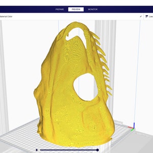 Ball Python Skull Mask .STL Files - Etsy