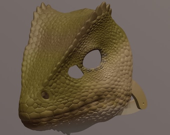 Komodo Dragon Mask .STL Files for 3D Printing - Etsy
